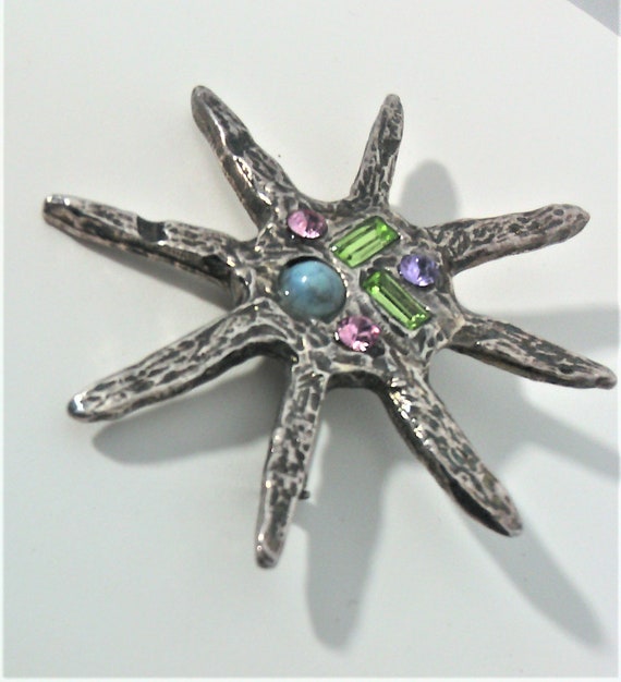 signed Sophie GOETSCH Paris vintage brooch representi… - Gem