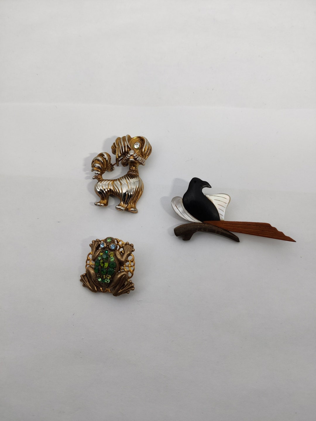 Broches vintage en forme d'animaux, broche zoomorphe - Etsy France