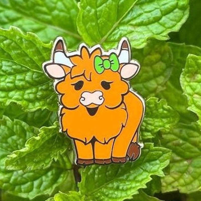 Cow Pin - Etsy