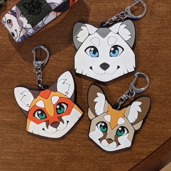 Fox Keychain - Etsy