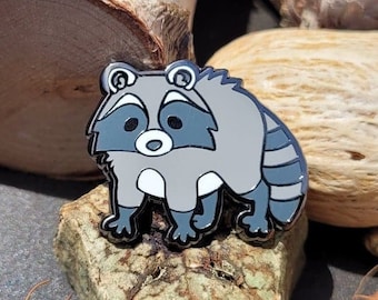 Raccoon Hard Enamel Pin Set Trash Dwellers Gold Plating - Etsy