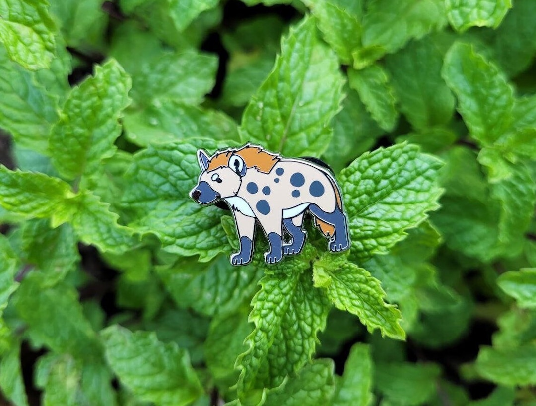 Spotted Hyena Mini - Hard Enamel Pin - 1 Inch - Etsy