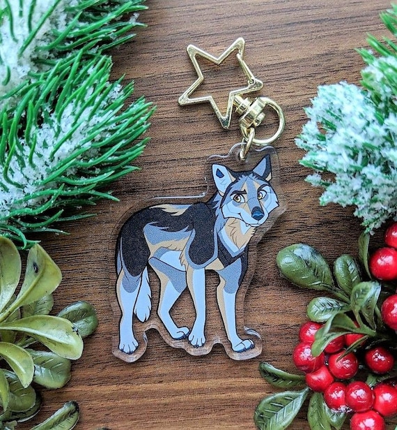 Wolf Keychain - Etsy