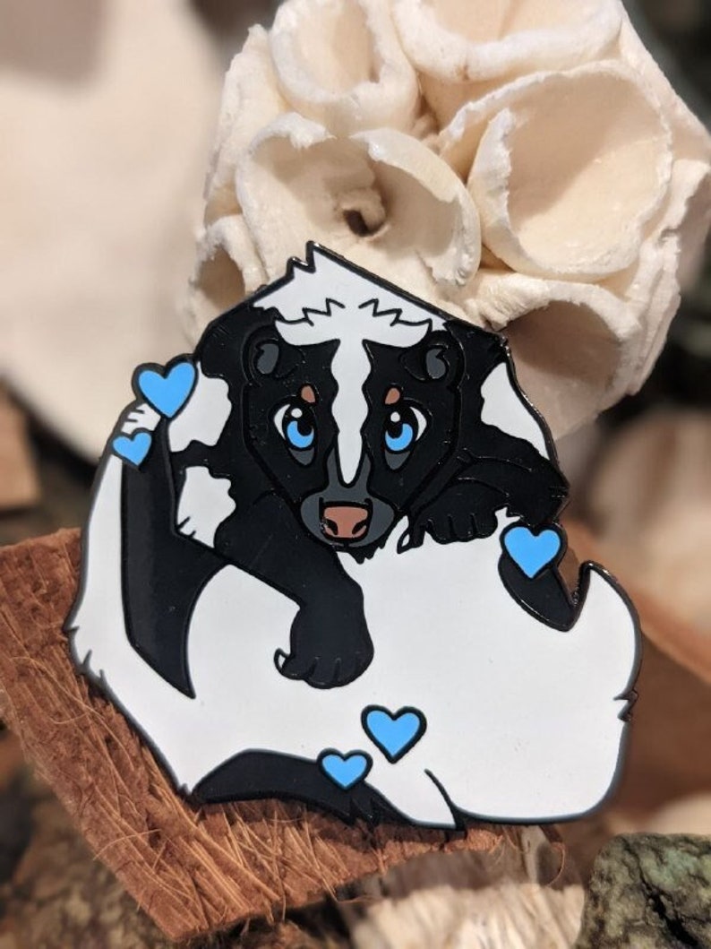 Skunk- Enamel Pin - 1.75 Inch - Etsy