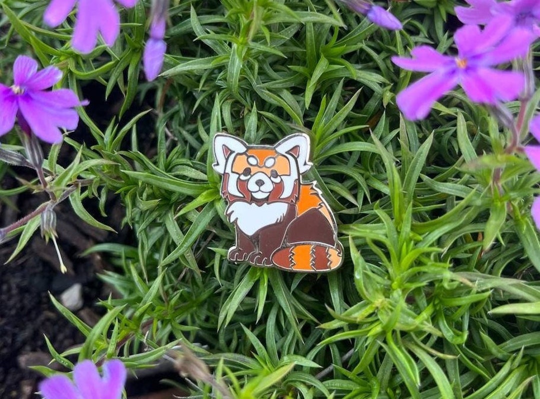 Red Panda Pin - Hard Enamel Pin - 1 Inch - Etsy