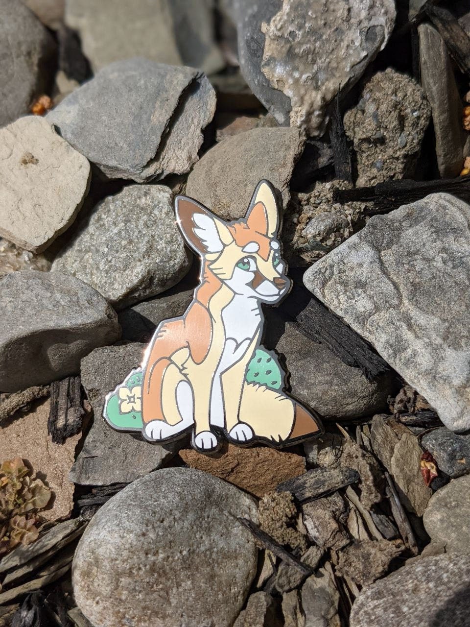 Fennec Fox Hard Enamel Pin 2 Inch | Etsy