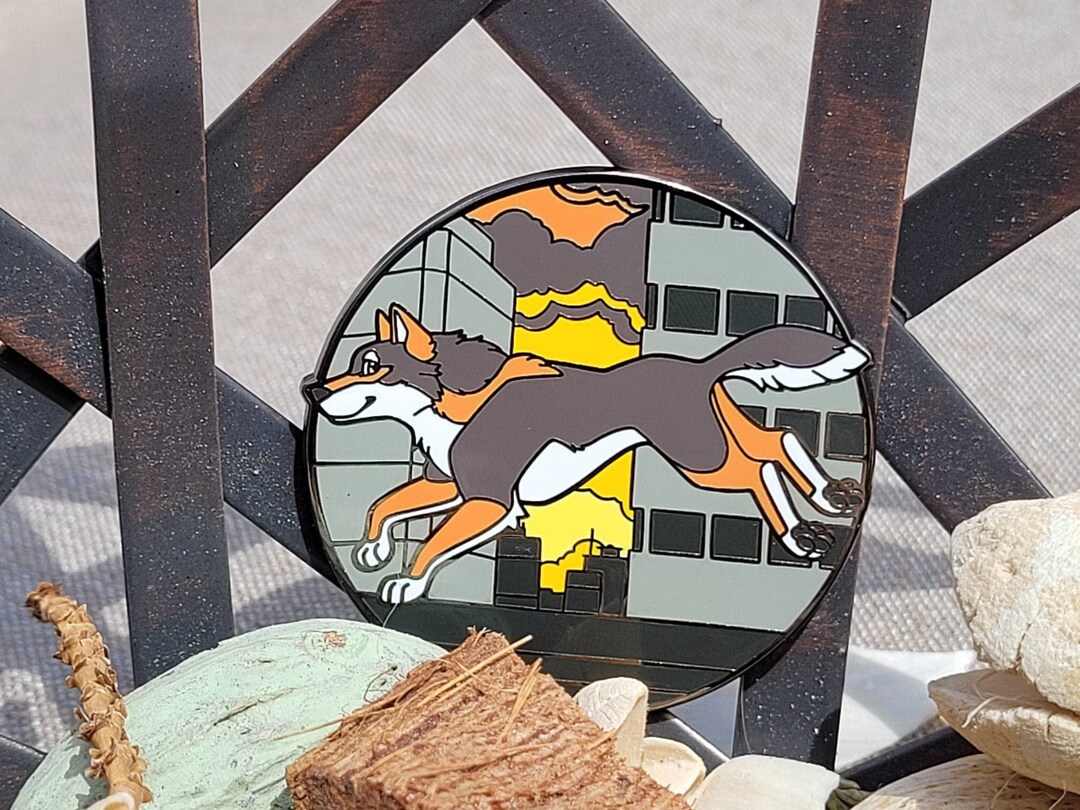 Wolf Pin - Hard Enamel Pin - 1.75 Inch - Etsy