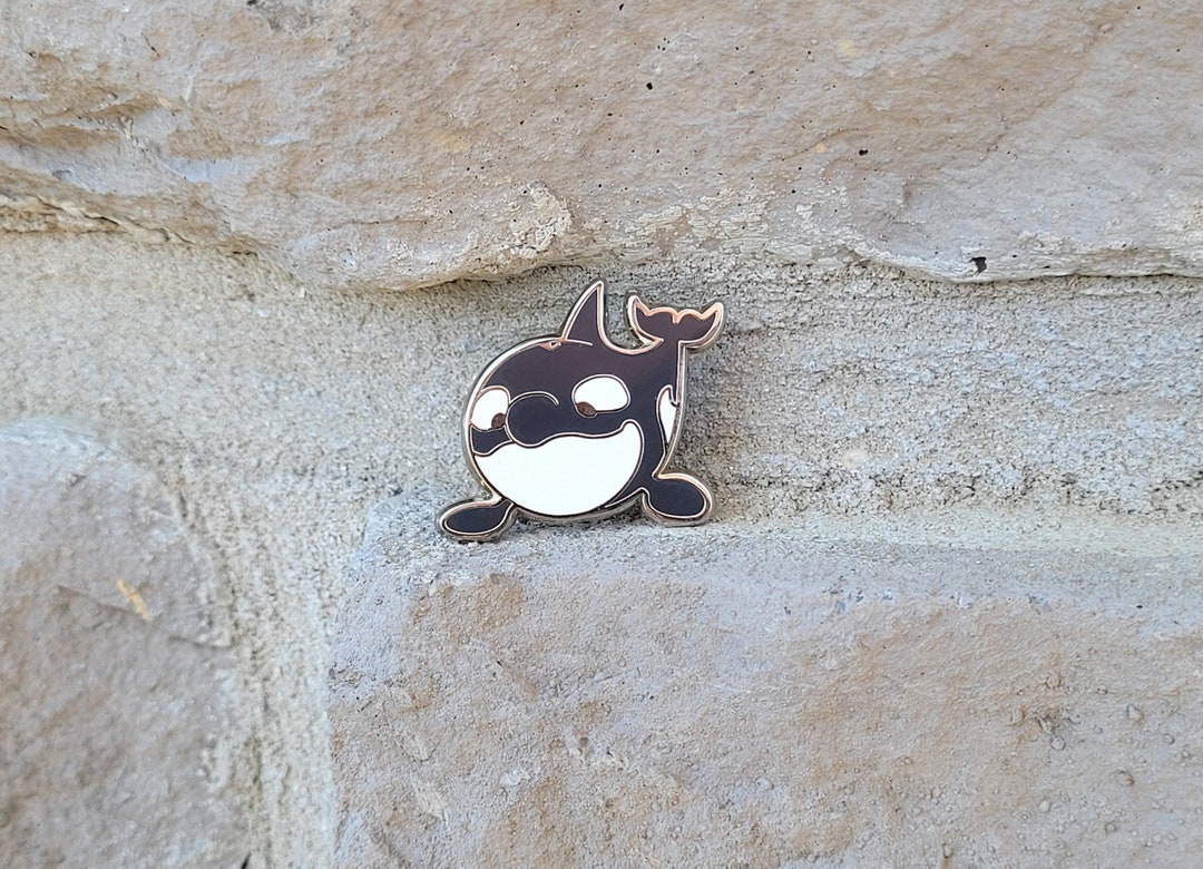 Orca Pin - Hard Enamel Pin - 1 Inch - Etsy