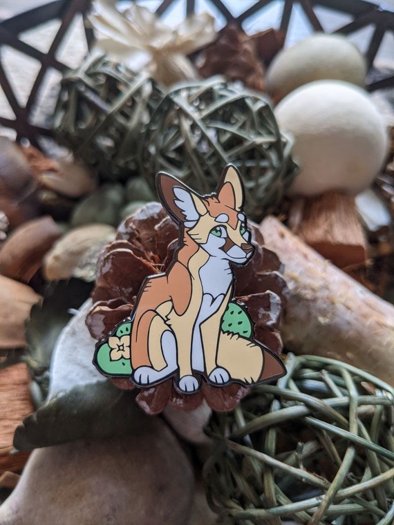 Fennec Fox Hard Enamel Pin 2 Inch | Etsy