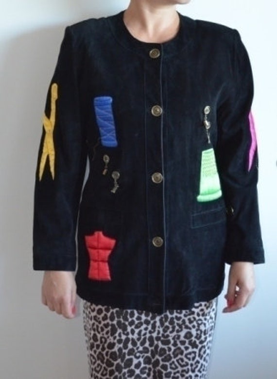 FAB Dinoz vintage couture blazer, size Med, Chic - Gem