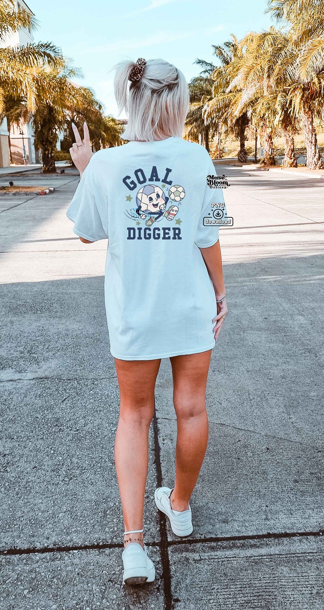 Goal Digger Soccer Retro Vintage Sublimation Shirt Design for Soccer ...