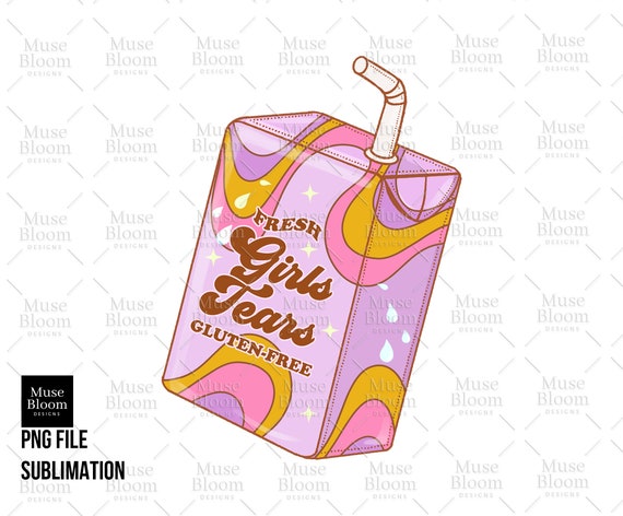 Pink Tears Juice Box Sticker Screenprints Prints etna.com.pe