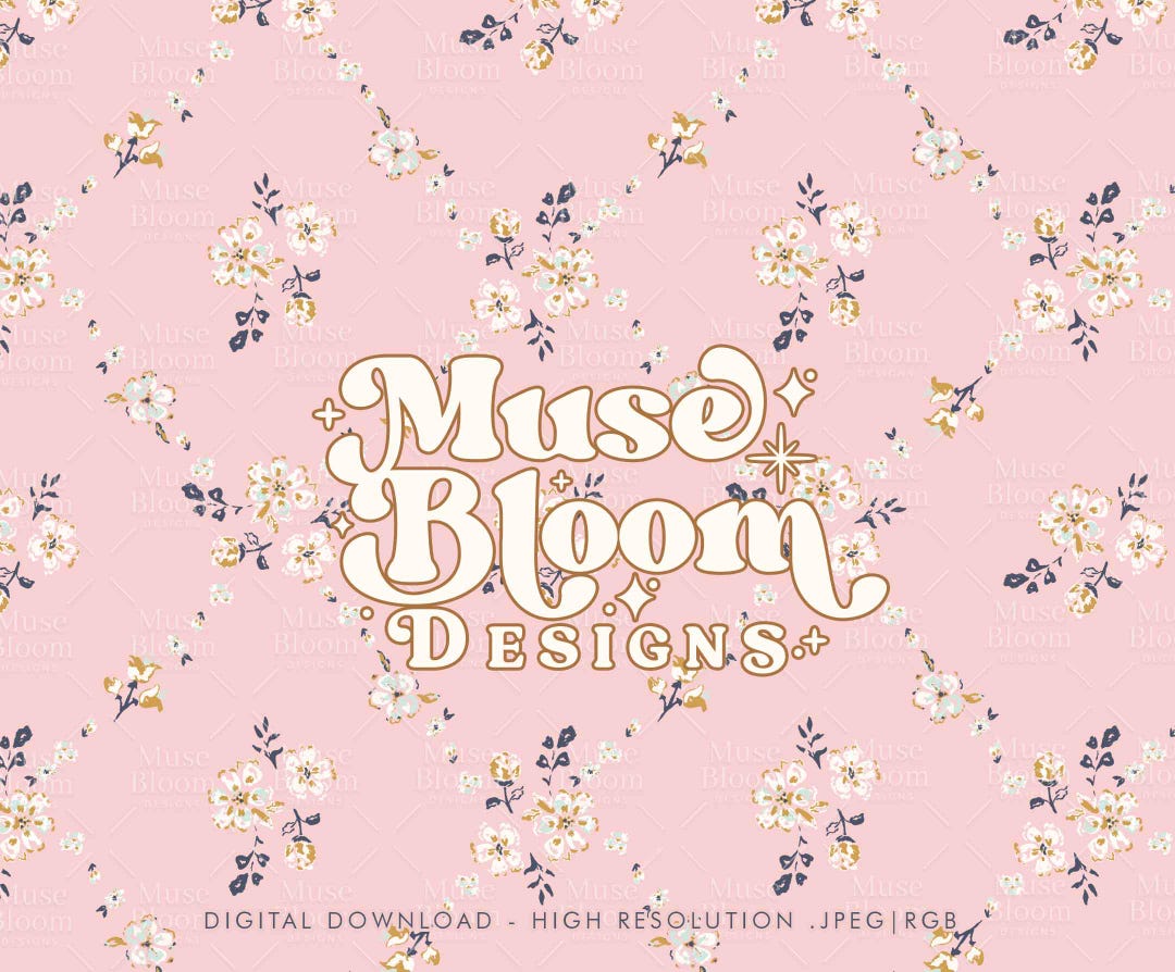 Spring Floral Seamless Pattern File for Fabric Sublimation - Digital ...