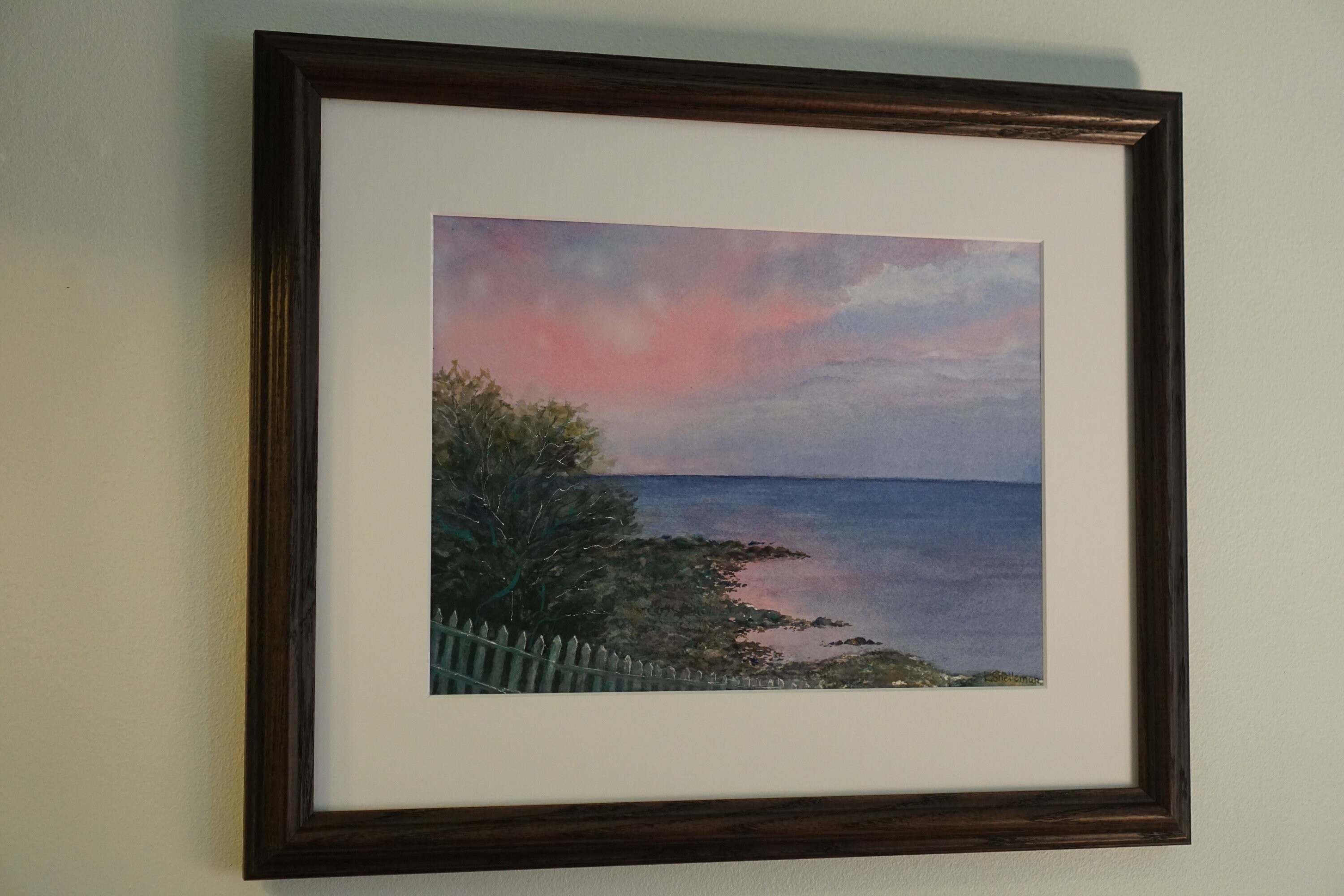 Sunset Over Cape Cod Bay, Plymouth MA, Manomet Point MA, Giclee ...