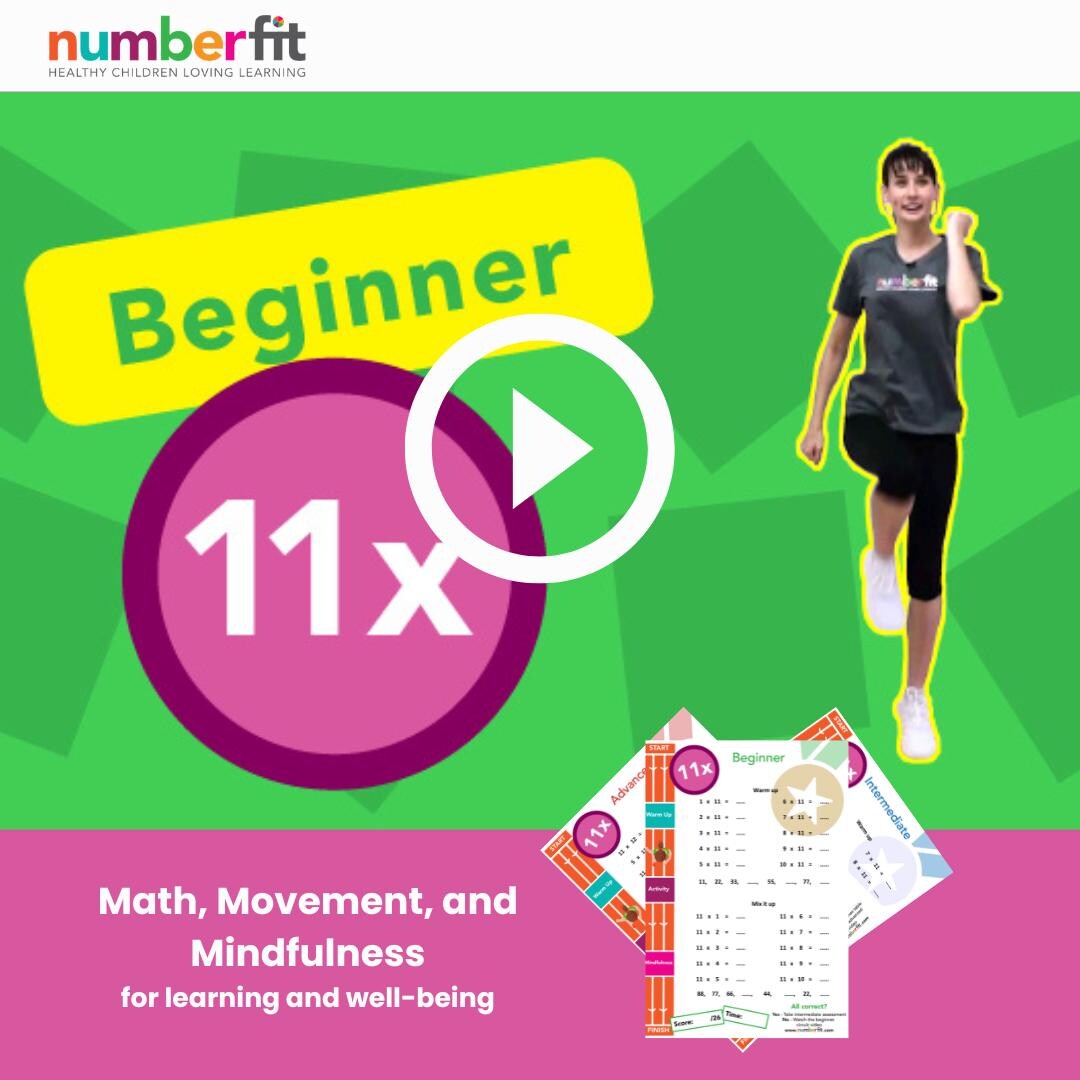 Multiplication Facts Worksheets and Video 11x Times Table Challenge - Etsy