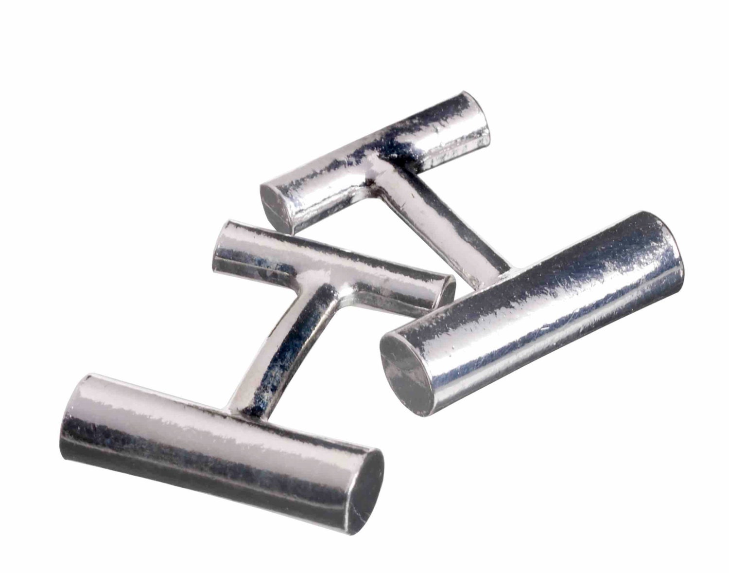 Sterling Silver Plated Classic Bar Cufflinks - Etsy