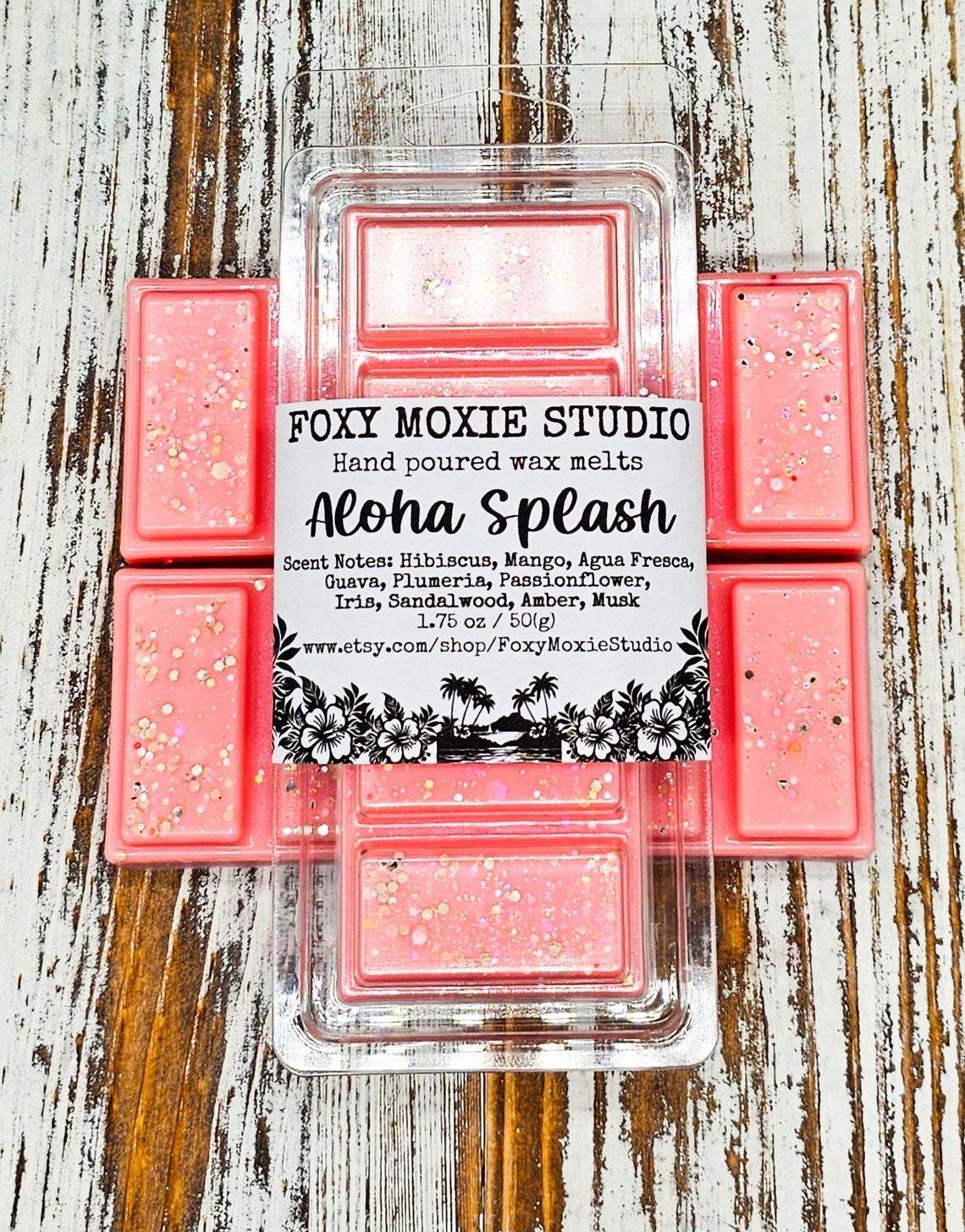 Aloha Splash Tropical Summer Sparkly Snap Bar Wax Melts, Birthday Gift ...