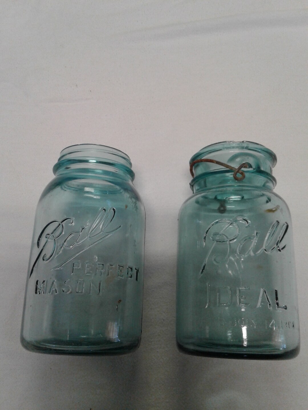 Vintage "blue Ball Jars", '1910-1923 Dropped A' and '1923-1933 No ...