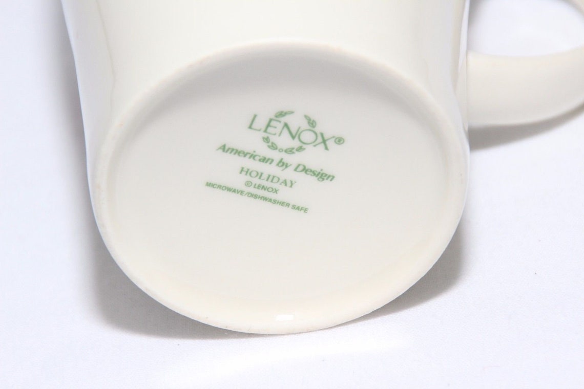Vintage Lenox Mixed-matched Mugs, Winter Greetings, Winter Song ...