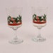 Vintage Libbey Xmas Stemware holly and Berries - Etsy