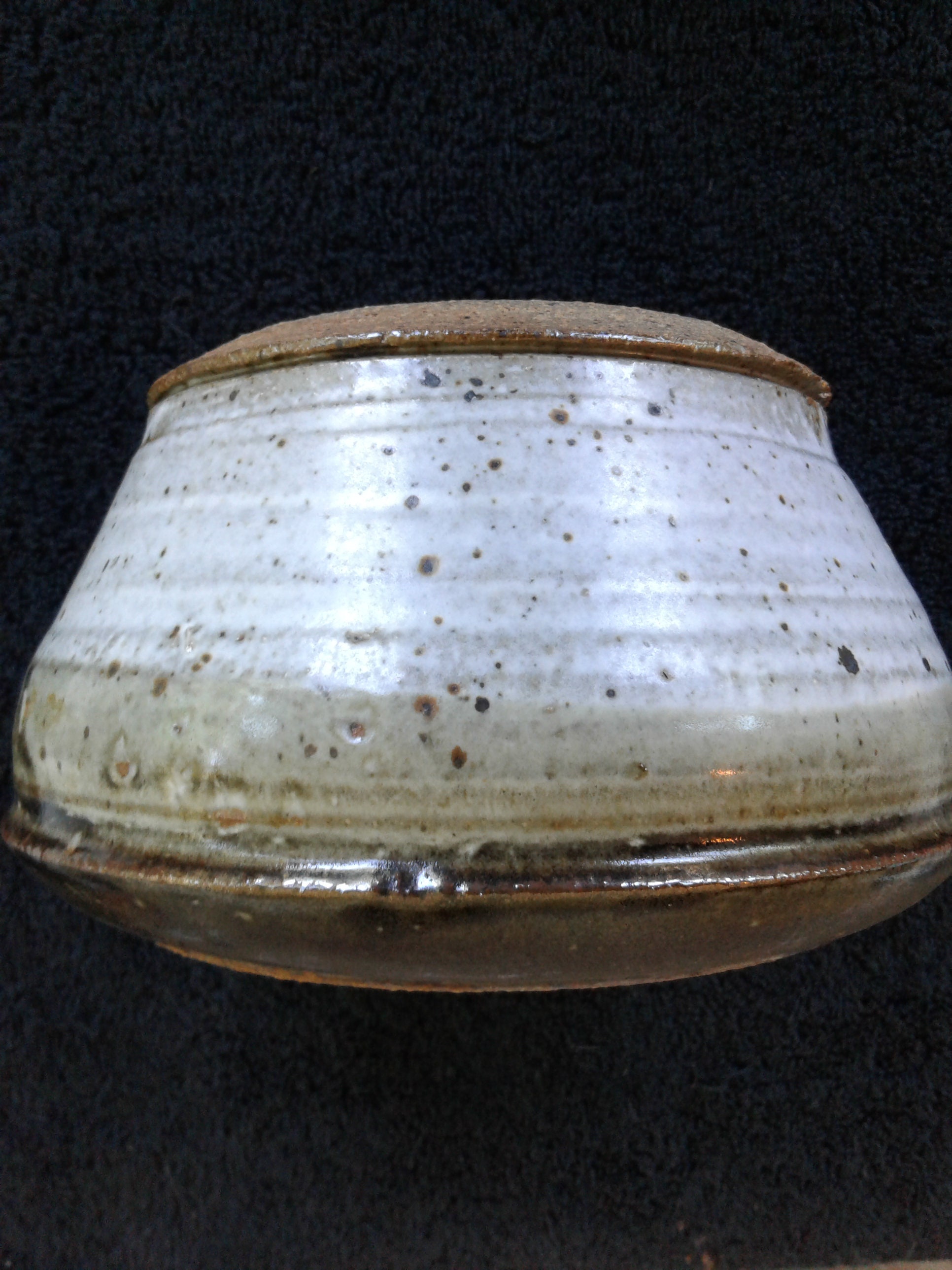 Handmade Pottery Bowl Signed Natural Beige and Brown Tones - Etsy