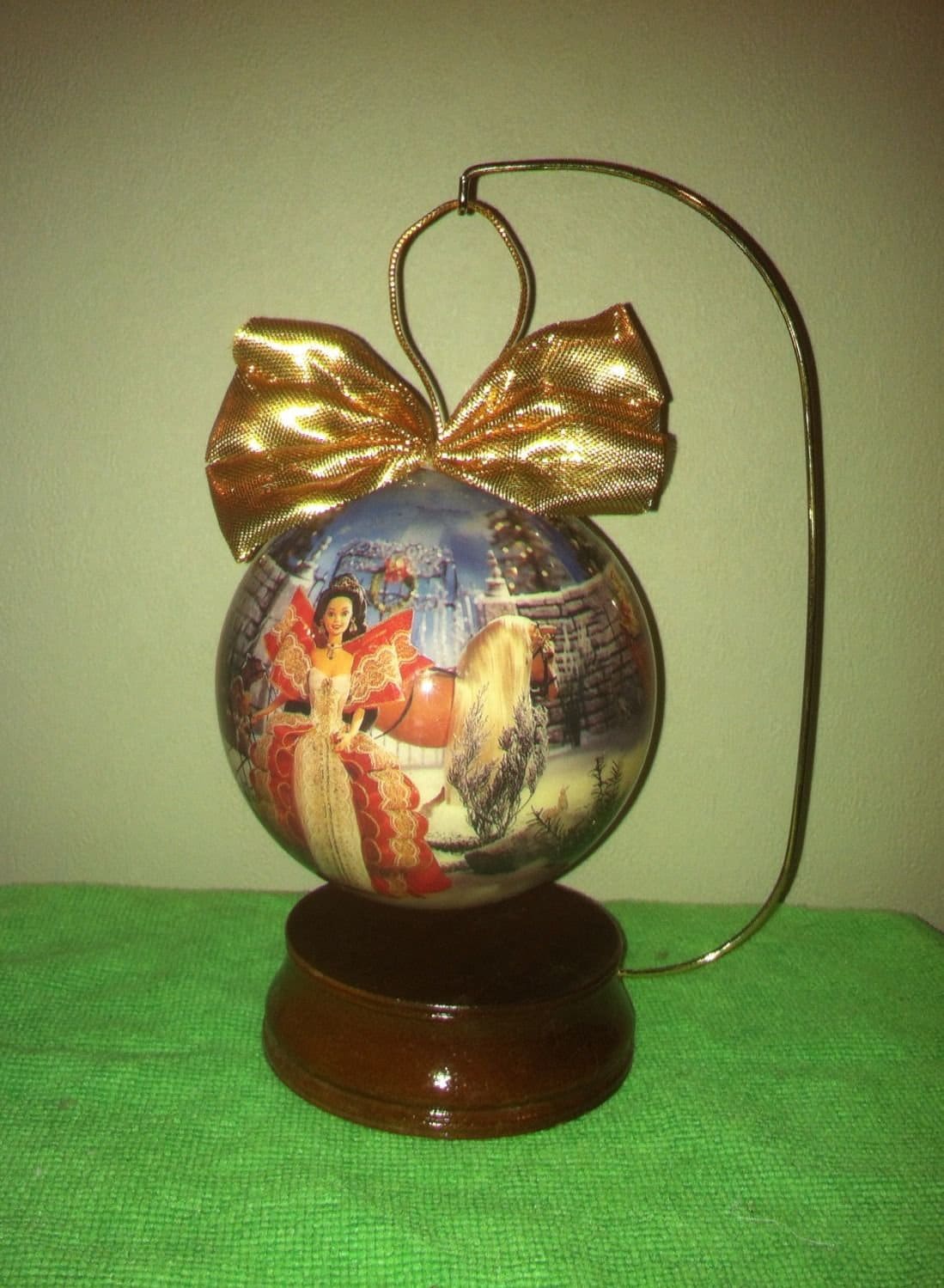 Vintage 1997 Mattel Holiday Barbie Decoupage Xmas Ball Barbie | Etsy