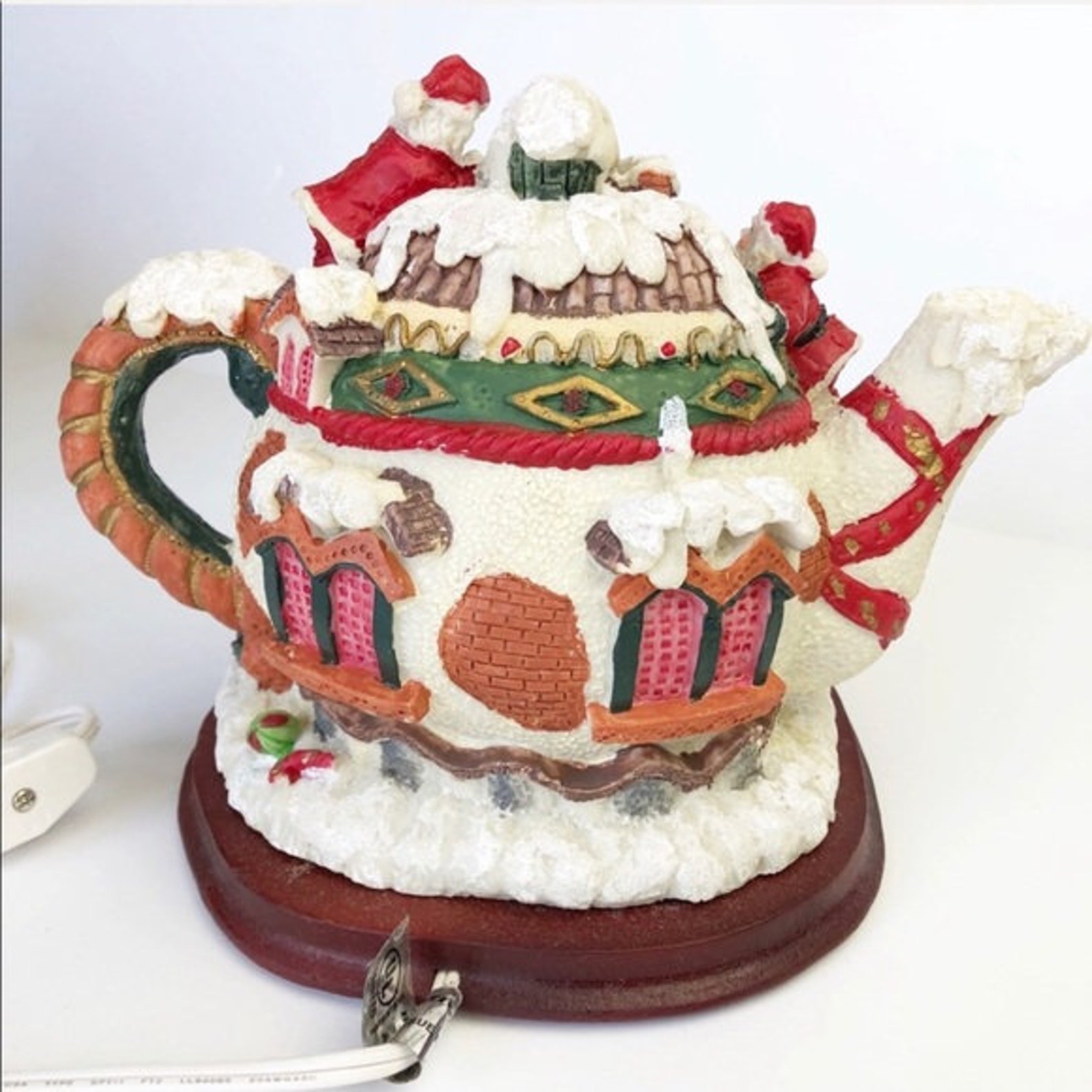 Vintage Cedar Creek santa's Teapot Night - Etsy