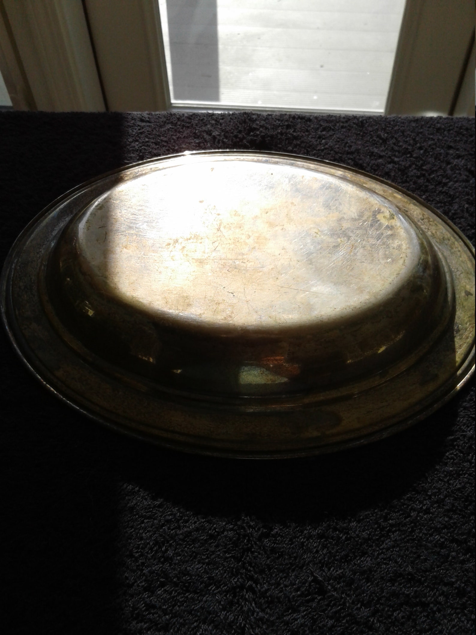 Vintage "gotham Silver on Copper 102" Silverplate, Oval Dish, 11" by 8 ...