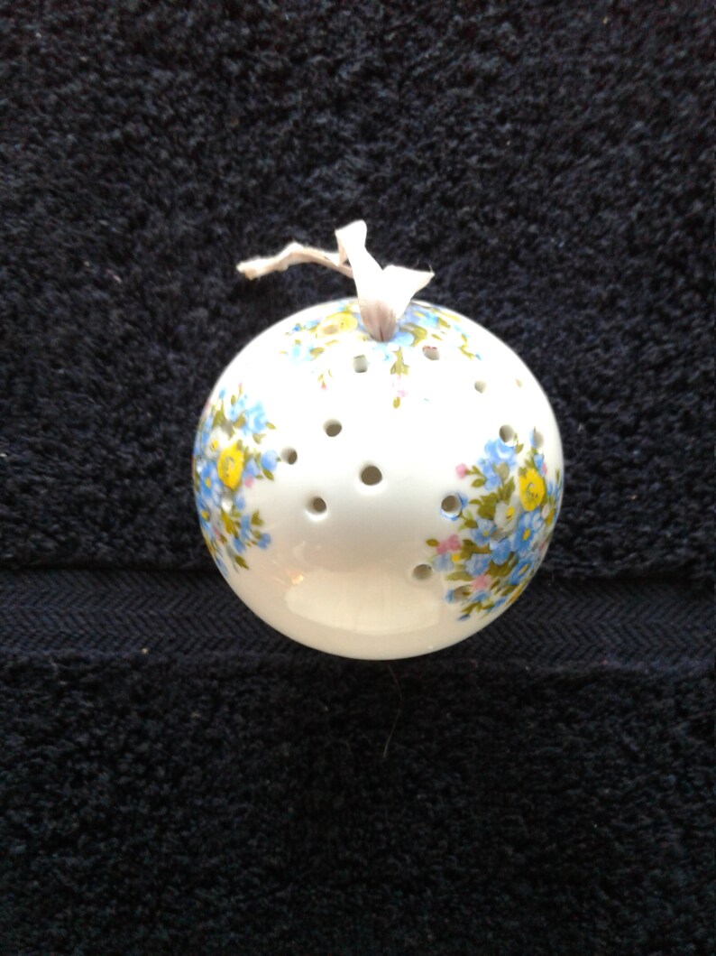 Vintage Porcelain Pomander Ball Made in Japan Spring Bouquet - Etsy