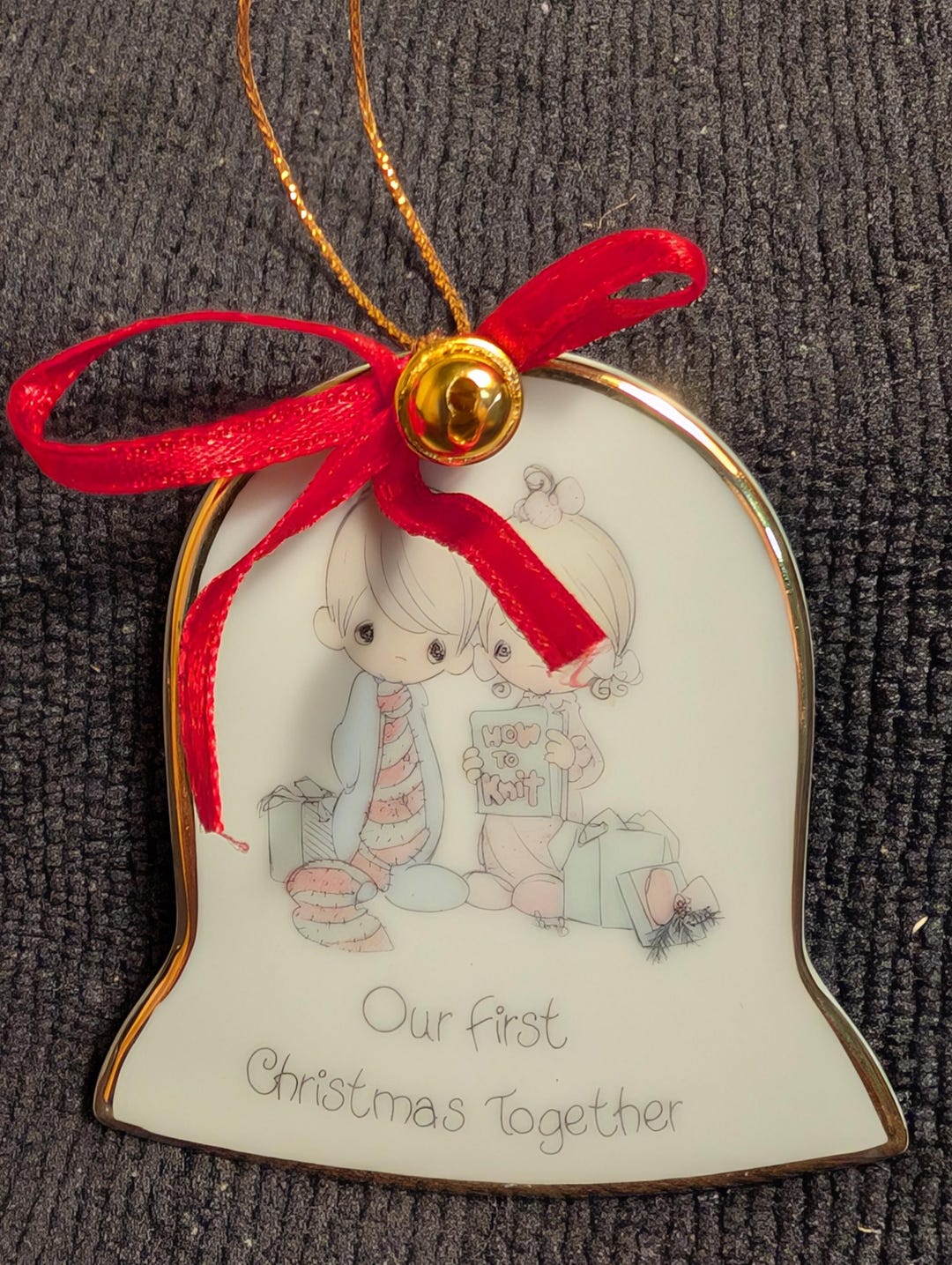 Vintage ENESCO, Precious Moments, our 1st Christmas Together, Bell ...