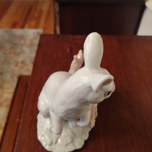 Vintage Rosenthal-netter Porcelain Figurine, "mother and Baby Rabbit ...