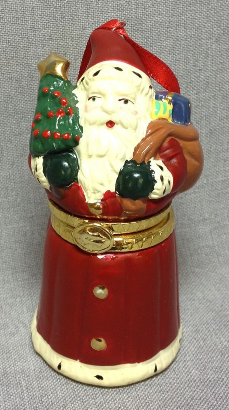 Vintage Hallmark Keepsake Ornament, 1998, "santa's Hidden Surprise ...