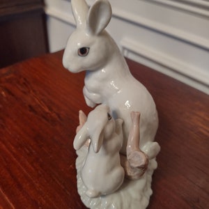 Vintage Rosenthal-netter Porcelain Figurine, "mother and Baby Rabbit ...