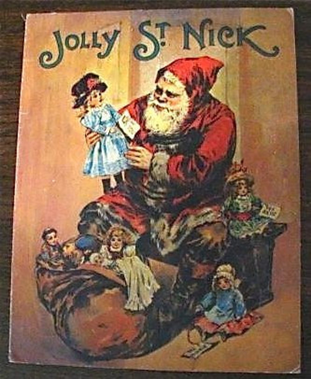 Vintage "jolly St. Nick", 1980, Exact Replica 0f Antique Original, Very ...