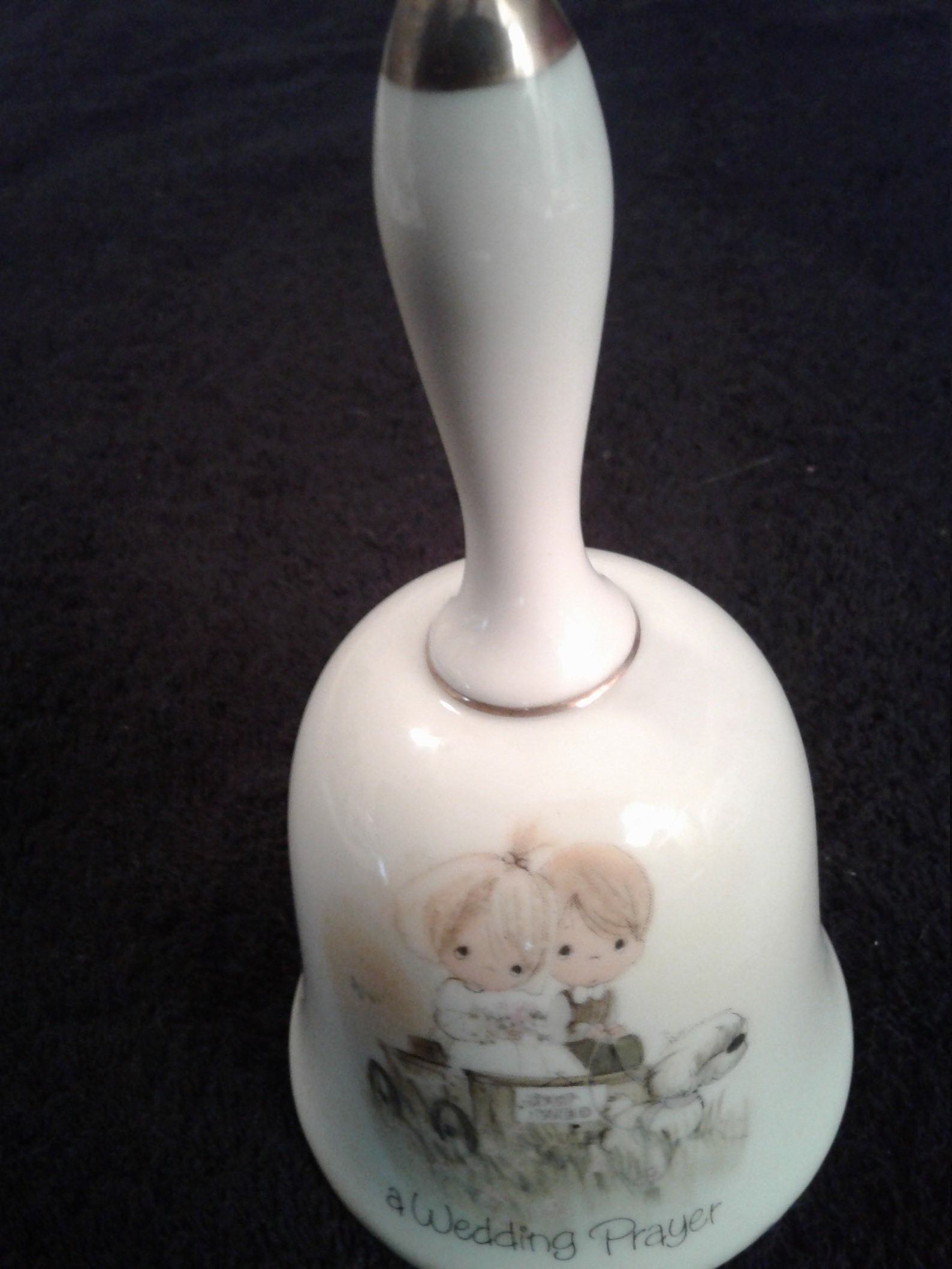 Vintage ENESCO Precious Moments Wedding Prayer Bell Made in | Etsy
