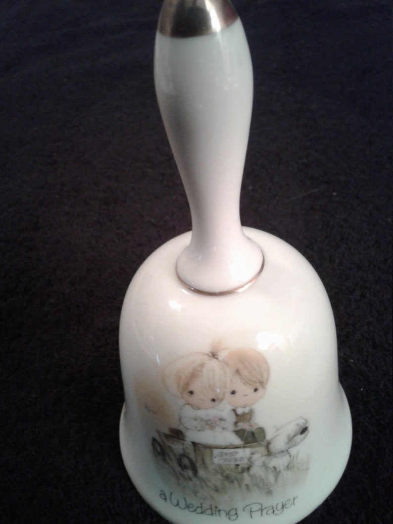 Vintage ENESCO Precious Moments Wedding Prayer Bell Made in | Etsy