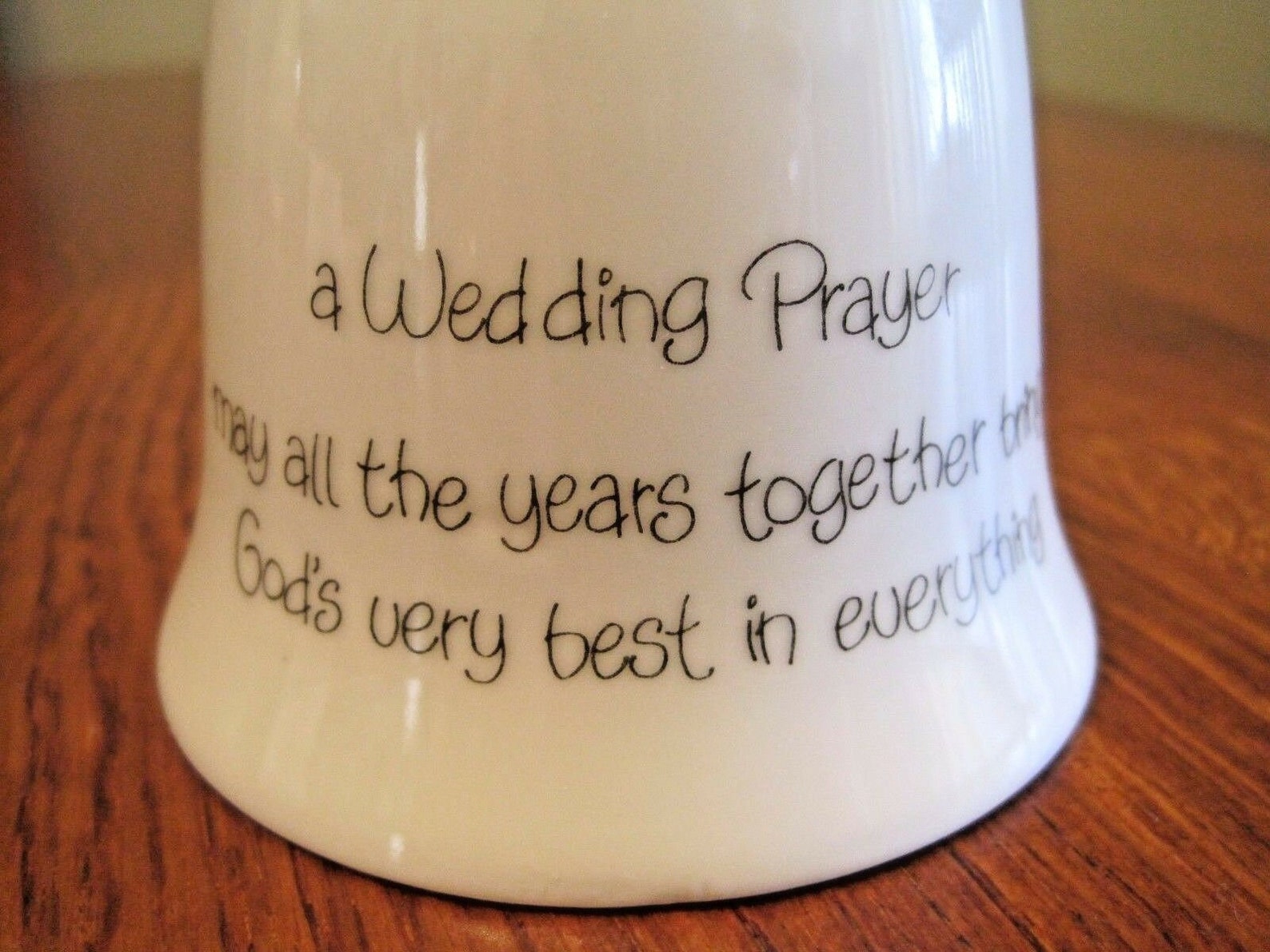 Vintage ENESCO Precious Moments Wedding Prayer Bell Made in | Etsy