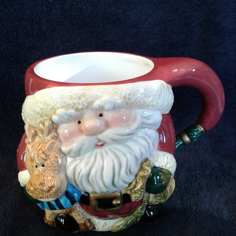 Large Santa Mug - Etsy