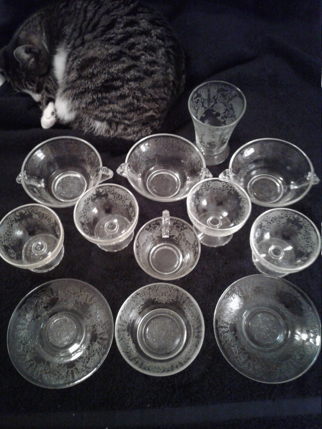 Vintage Depression Glass, Hazel Atlas, "florentine No. 2", Circa 1934 ...