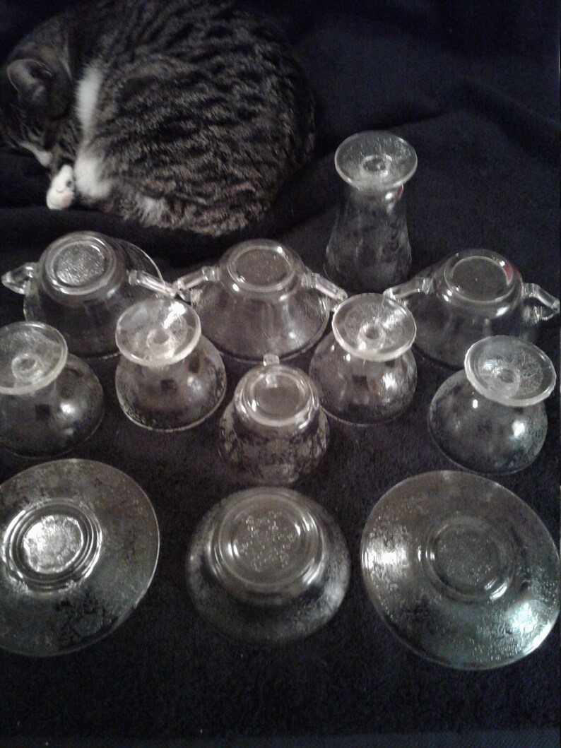 Vintage Depression Glass Hazel Atlas florentine No. | Etsy