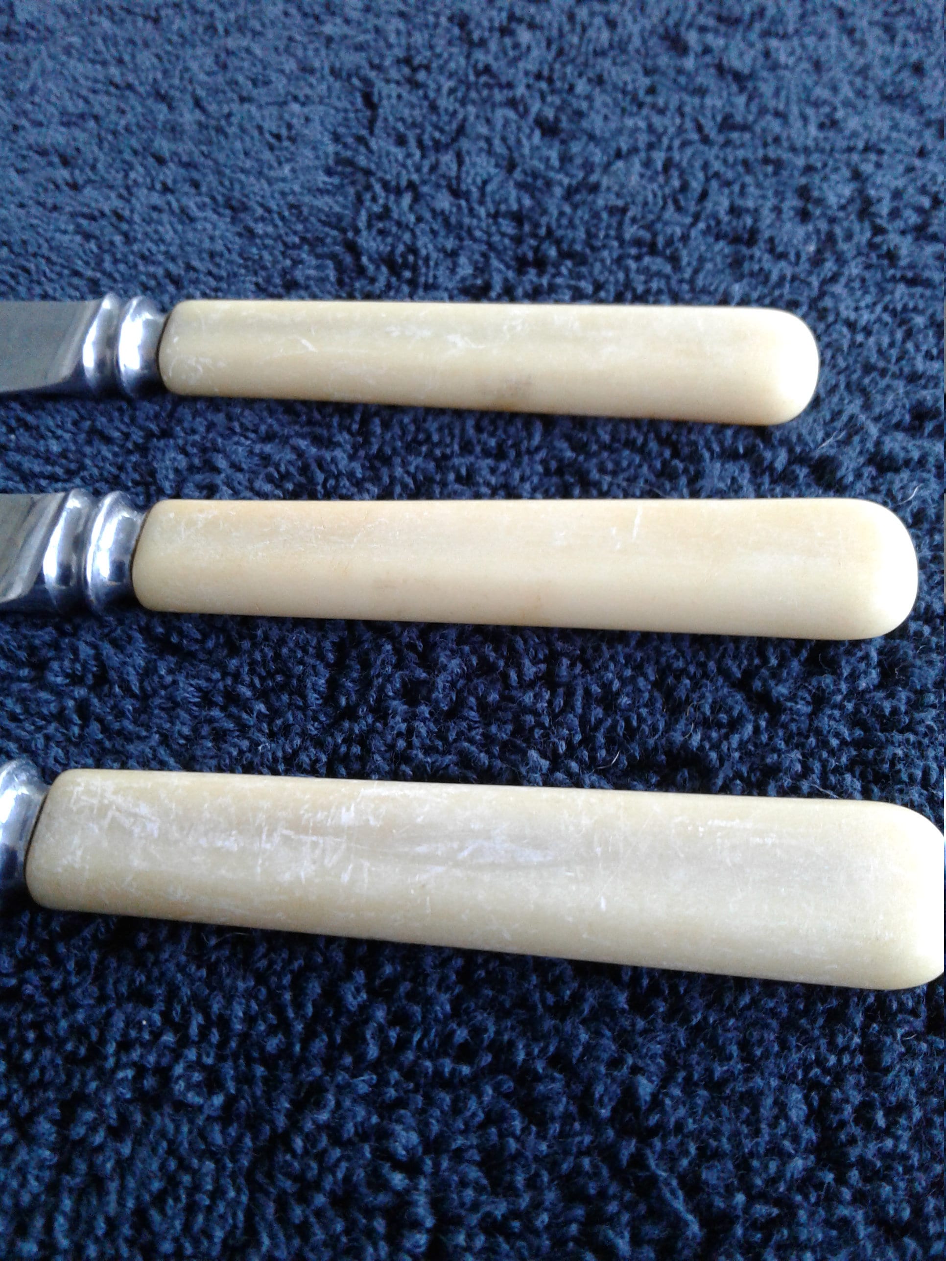 Antique Vintage Stainless Steak Knives, S. Pearson & Company, Sheffield ...