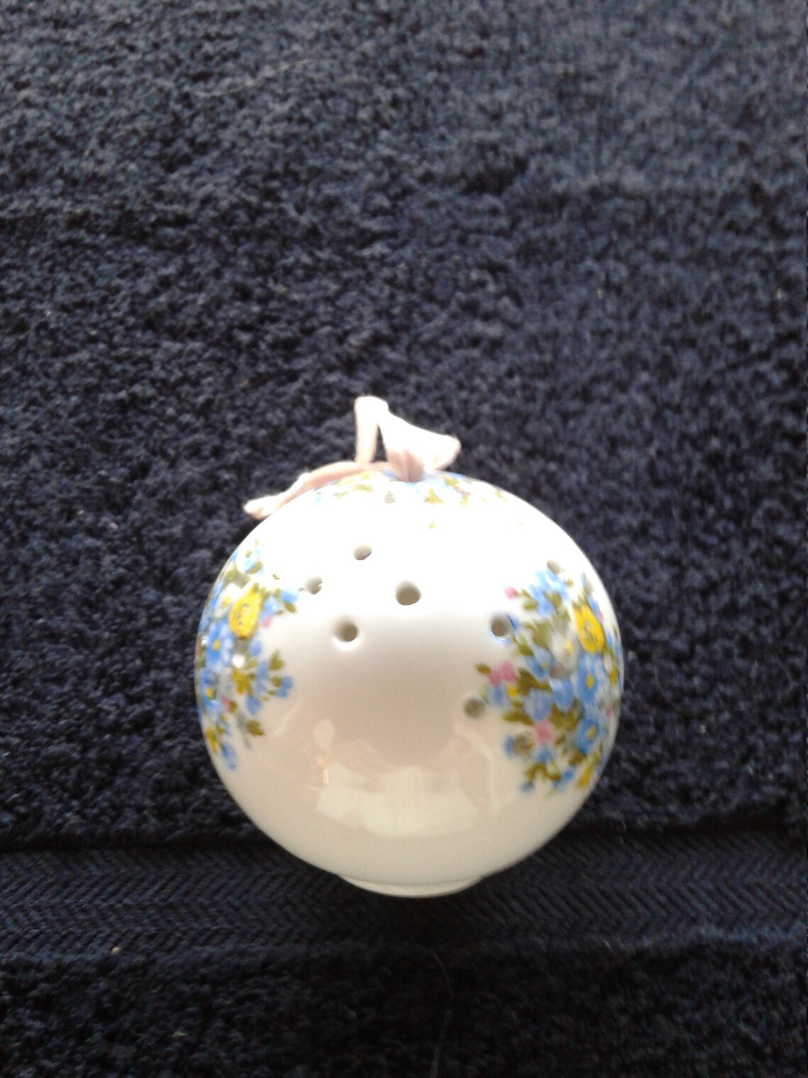 Vintage Porcelain Pomander Ball Made in Japan Spring Bouquet | Etsy
