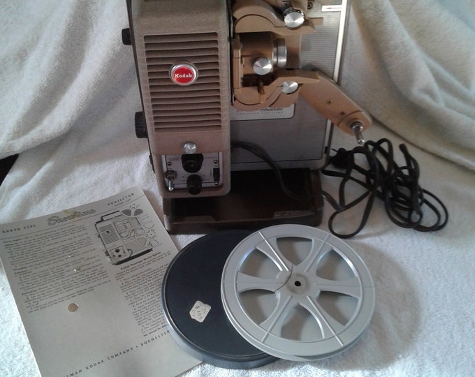 Vintage Movie Projector, "kodak Showtime Projector and Take-up Reel", A ...