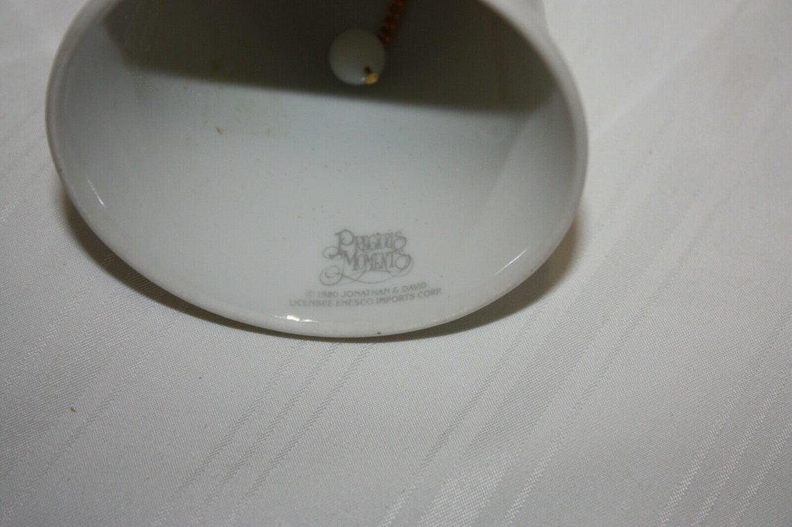 Vintage ENESCO Precious Moments Wedding Prayer Bell Made in | Etsy