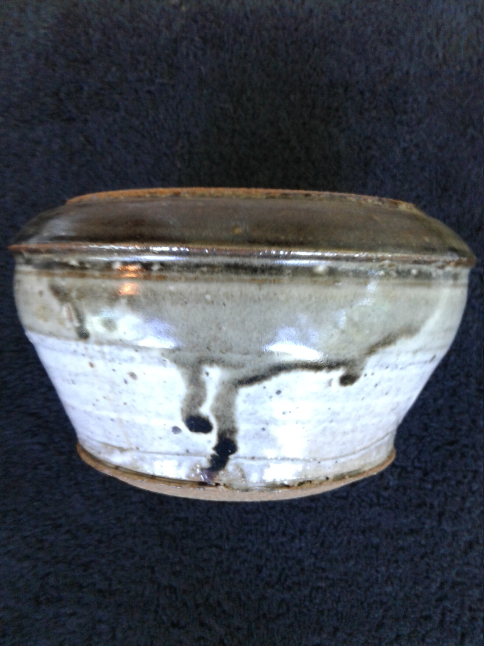 Handmade Pottery Bowl Signed Natural Beige and Brown Tones | Etsy