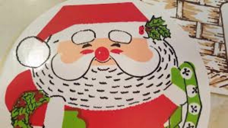 Vintage Stotter Coasters santa Clause With - Etsy