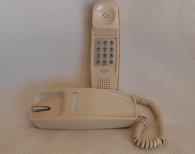 Vintage Princess Style Trim-line Telephone, Beige or Almond, Western ...