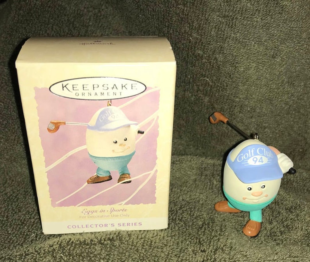 Vintage Hallmark, Egg Golfer, 1994 Easter Collection, "Eggs in Sports ...