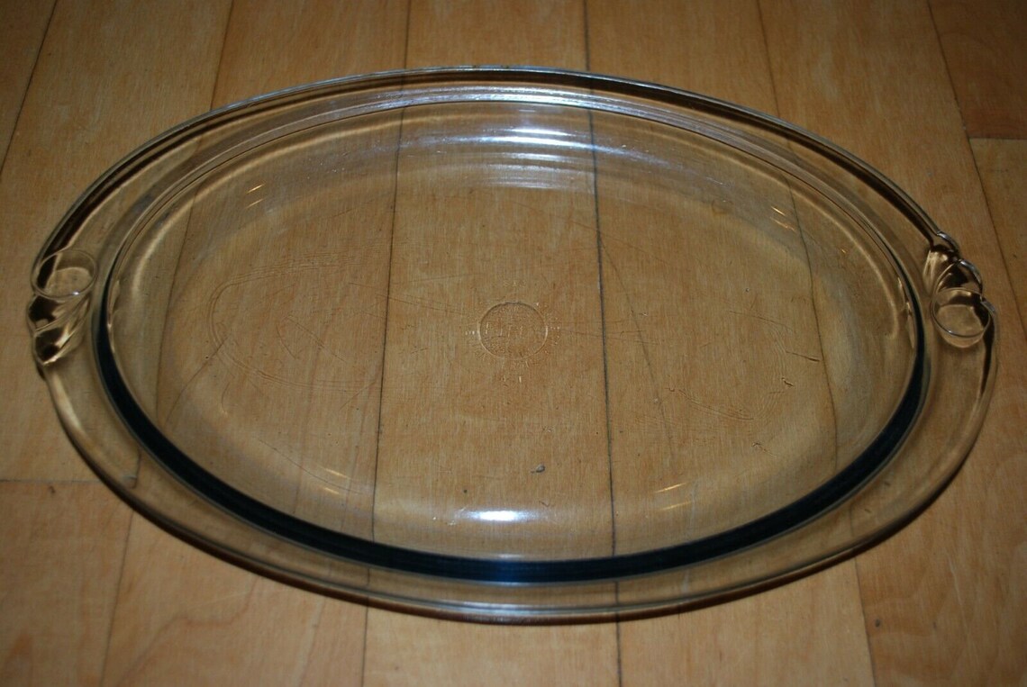 Vintage Pyrex originals Platter Blue Tint 812 - Etsy
