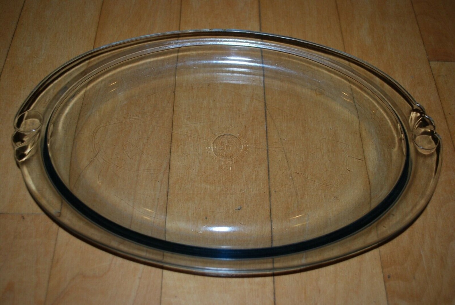 Vintage Pyrex originals Platter Blue Tint 812 - Etsy